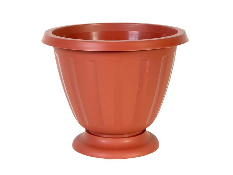 Вазон "Пальмира" 10л коричневый