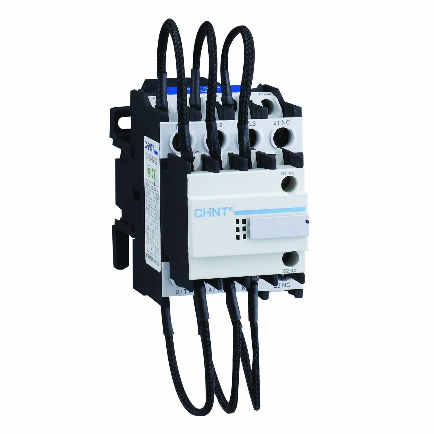 Контактор для компенсации реактивной мощности CJ19-4311, 25квар, 1НО+1НЗ, 230В (R) Chint - CH-244002