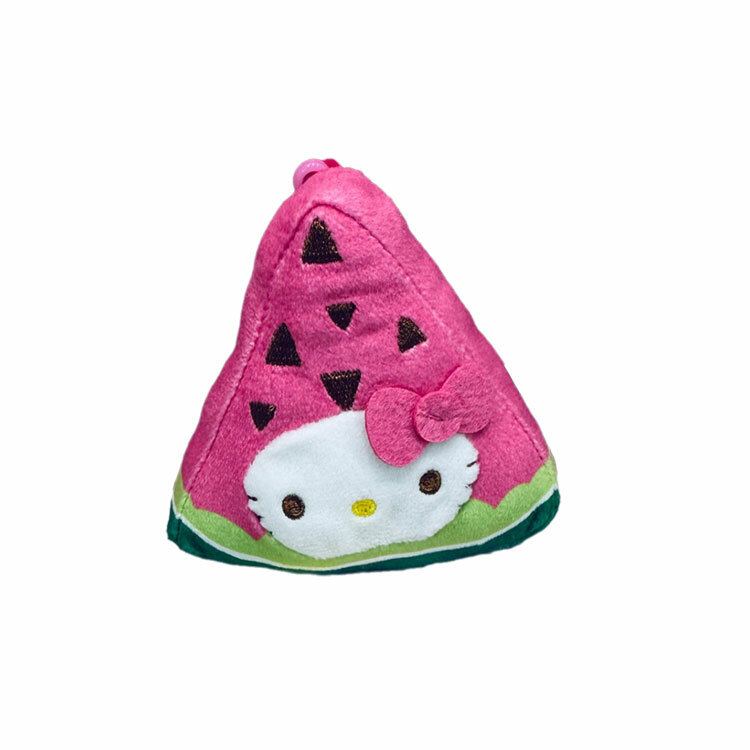 Санрио US Version Kitty Fruit Collection Ананас Груша Арбуз Куклы Плюшевый Брелок 15 см 13 см Высота
