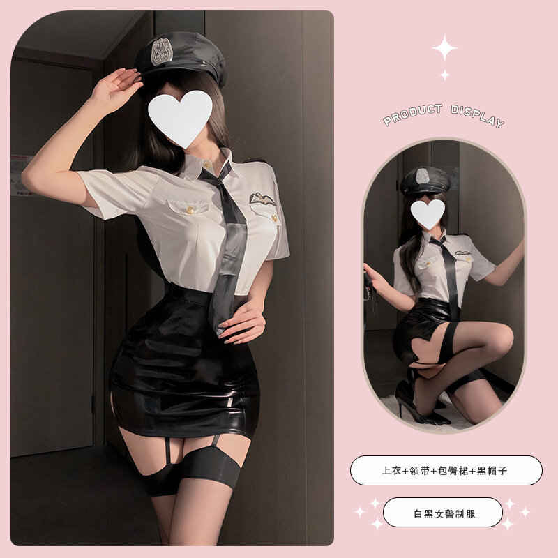 Сексуальный комплект униформы капитана и стюардессы, костюм для ролевых игр для женщин, чистое желание, кроссдрессинг, костюм полицейской, косплей для ночного клуба