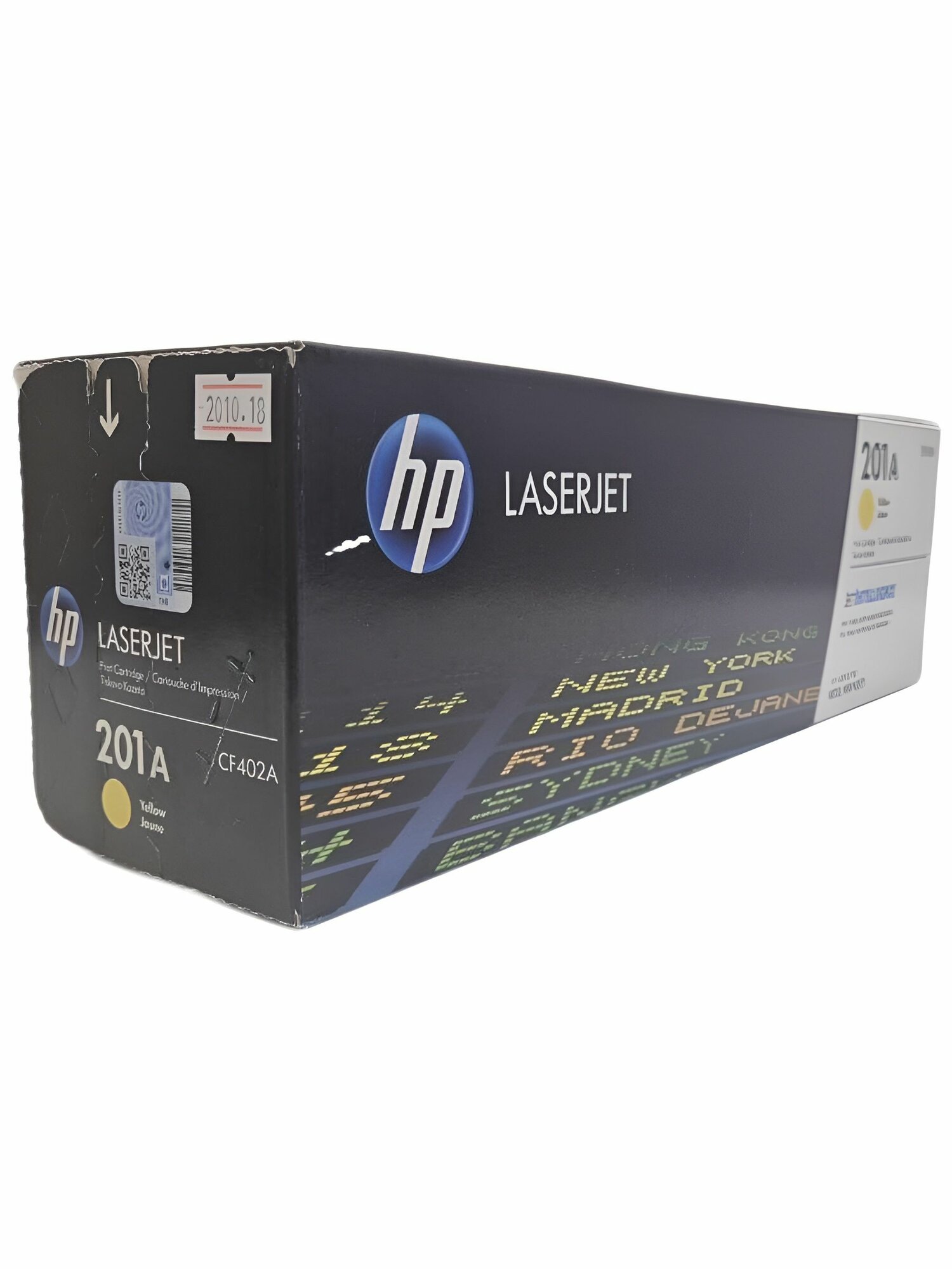 Картридж лазерный HP CF402A (201A) оригинальный, желтый (1 400 стр.) для LaserJet Pro M252n/M252dw