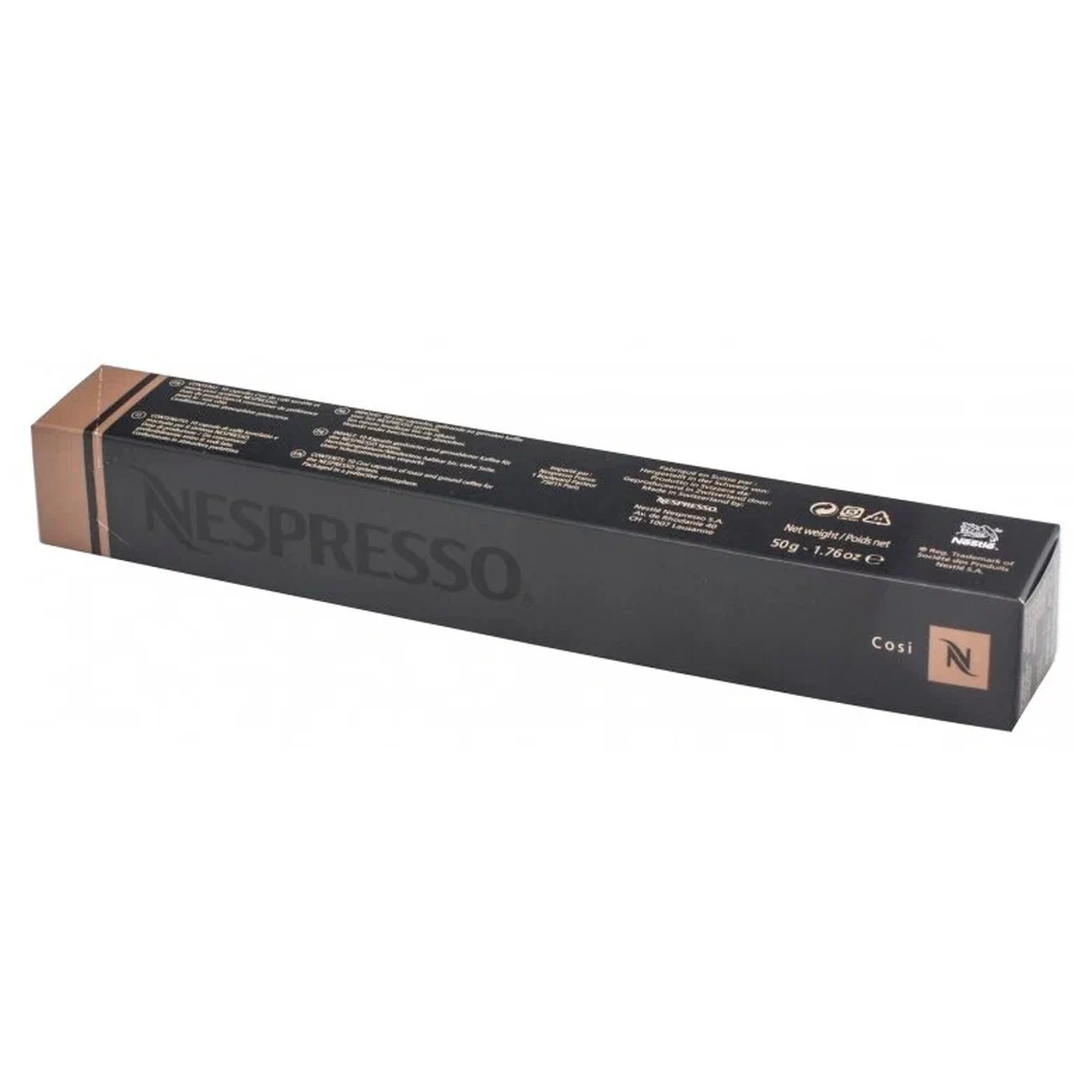 Кофе в капсулах Nespresso Cosi, 10 капсул в упаковке, 1 упаковка