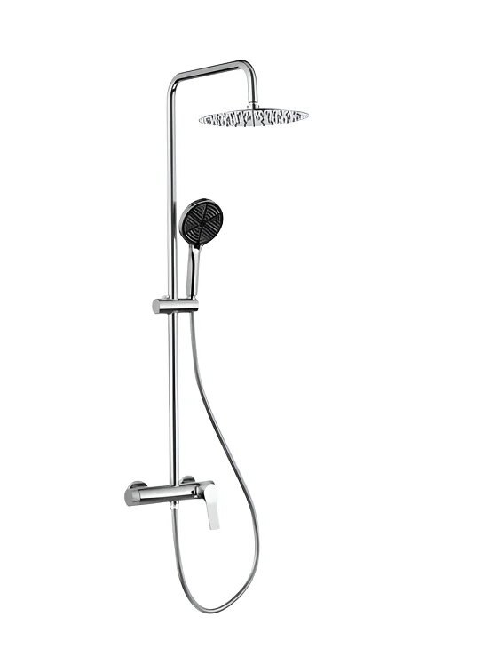 Душевая система с изливом Gid Edessa L070-CH-ND3, хром