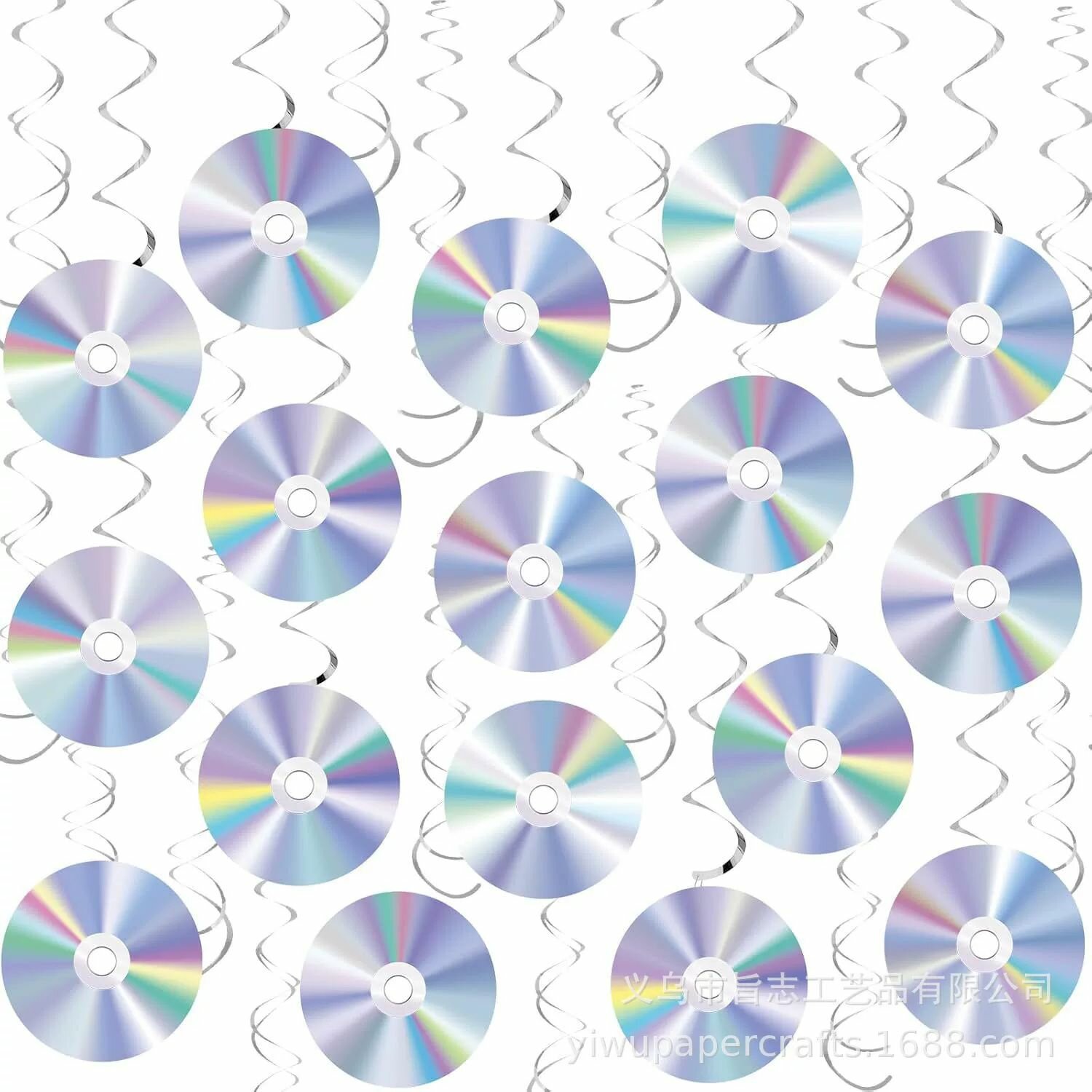 Спирали вечеринка 90-х CD Диск 200см 8шт