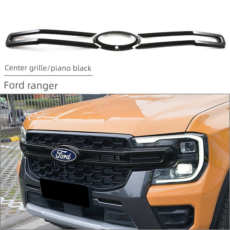Ford Ranger Декор решетки Wild Edition Piano Black, комплект из 3 штук