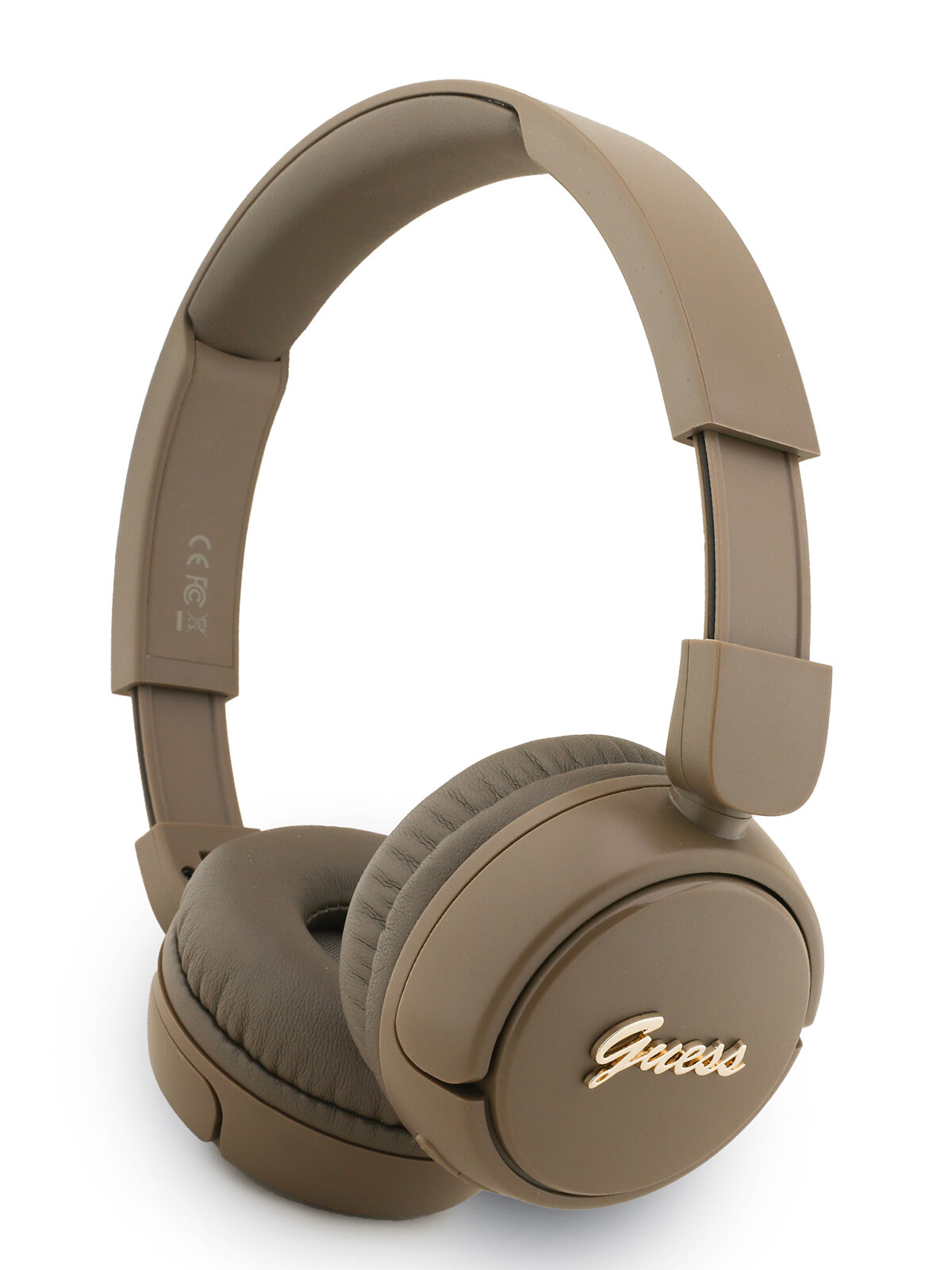 Беспроводные накладные наушники Guess, до 30 часов работы, Bluetooth 5.3, коричневый