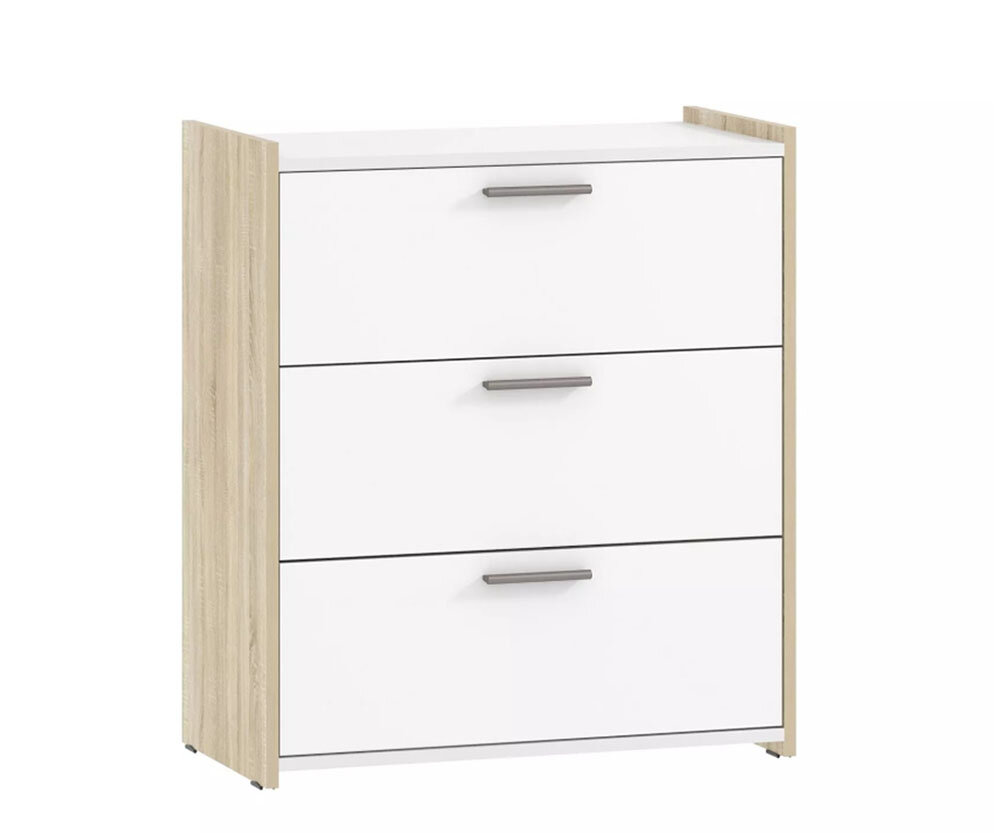 Комод Симпл НМ 013.19, дуб сонома/белый