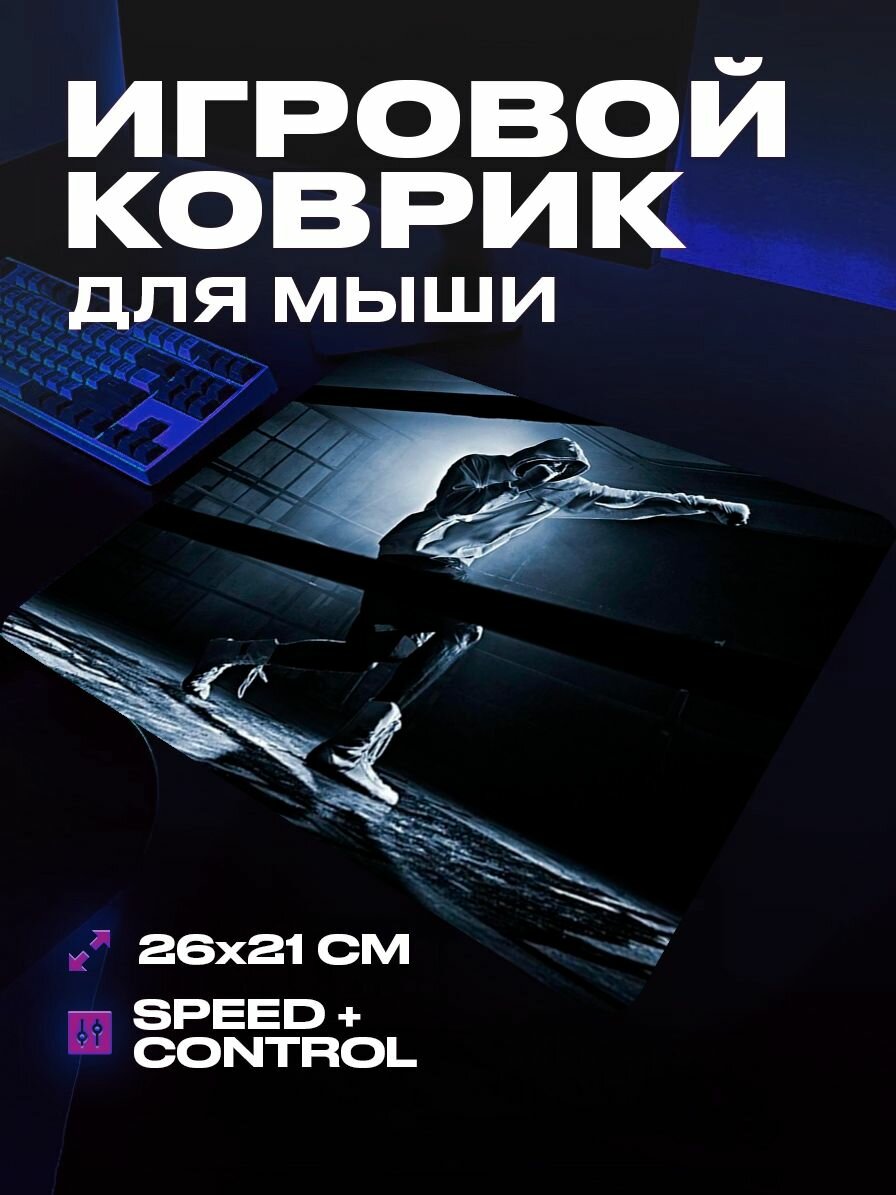 Коврик для мыши большой игровой бокс 26 на 21 аниме