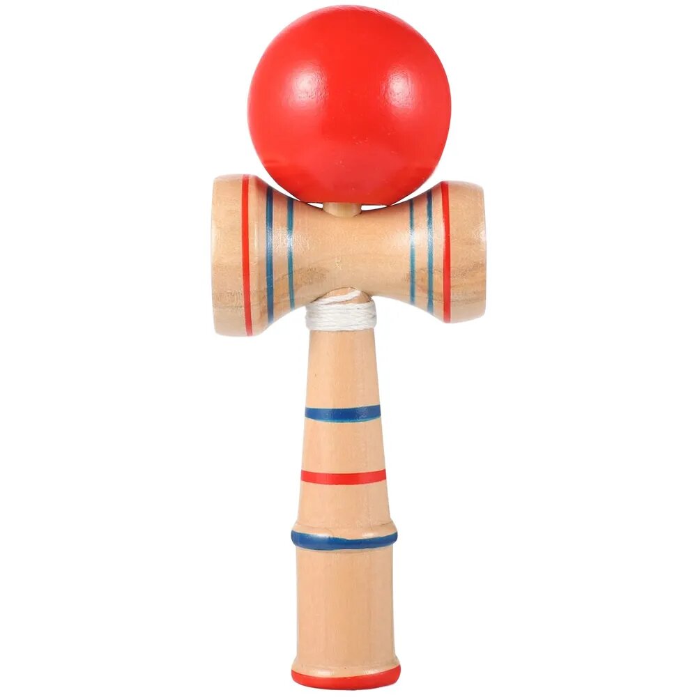 Креативная игрушка для начинающих Кендама из цельного дерева для развития координации рук и глаз