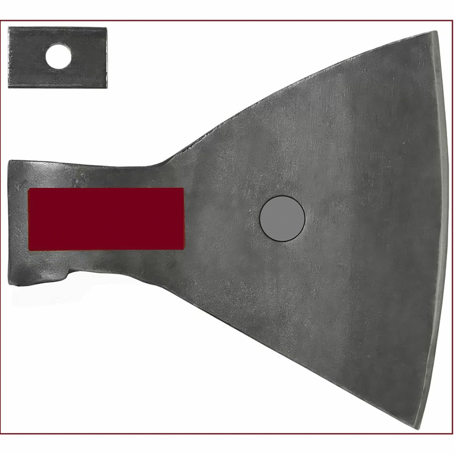 Топор мясника кованый без топорища 2,5 кг. Профессиональный инструмент для использования в мясном цеху, фермерском хозяйстве или на домашней кухне. Обеспечивает ровный чистый срез