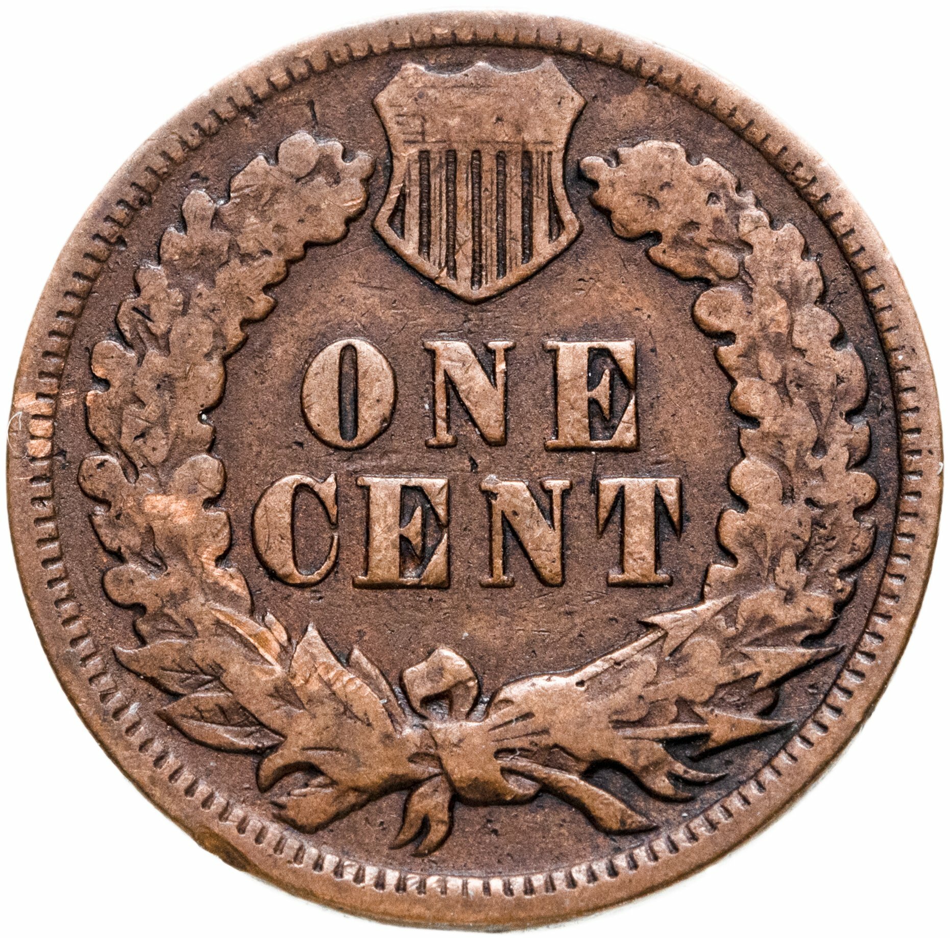США 1 цент 1904 "Indian Head Cent", Бронза, в сохранности VF-XF