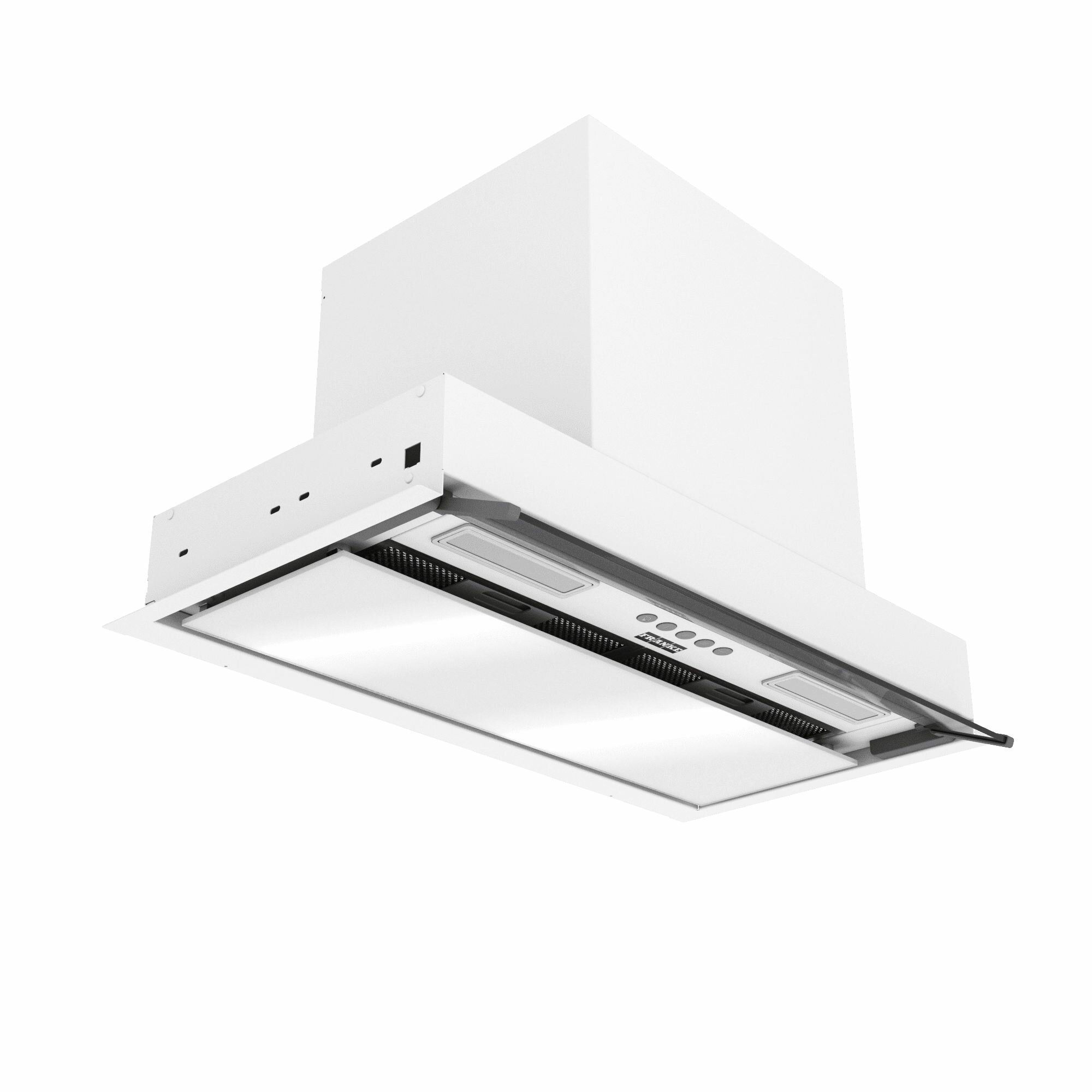 Franke T-Form 60 WH встраиваемая вытяжка для кухни, Цвет белый, Производительность 1000 м3/ч, Ширина шкафа 60 см, 3 скорости, LED освещение, Таймер, Режим отвод/рециркуляция, Периметральное всасывание