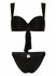 Купальник NOIRE SWIMWEAR Nikki, размер L, черный