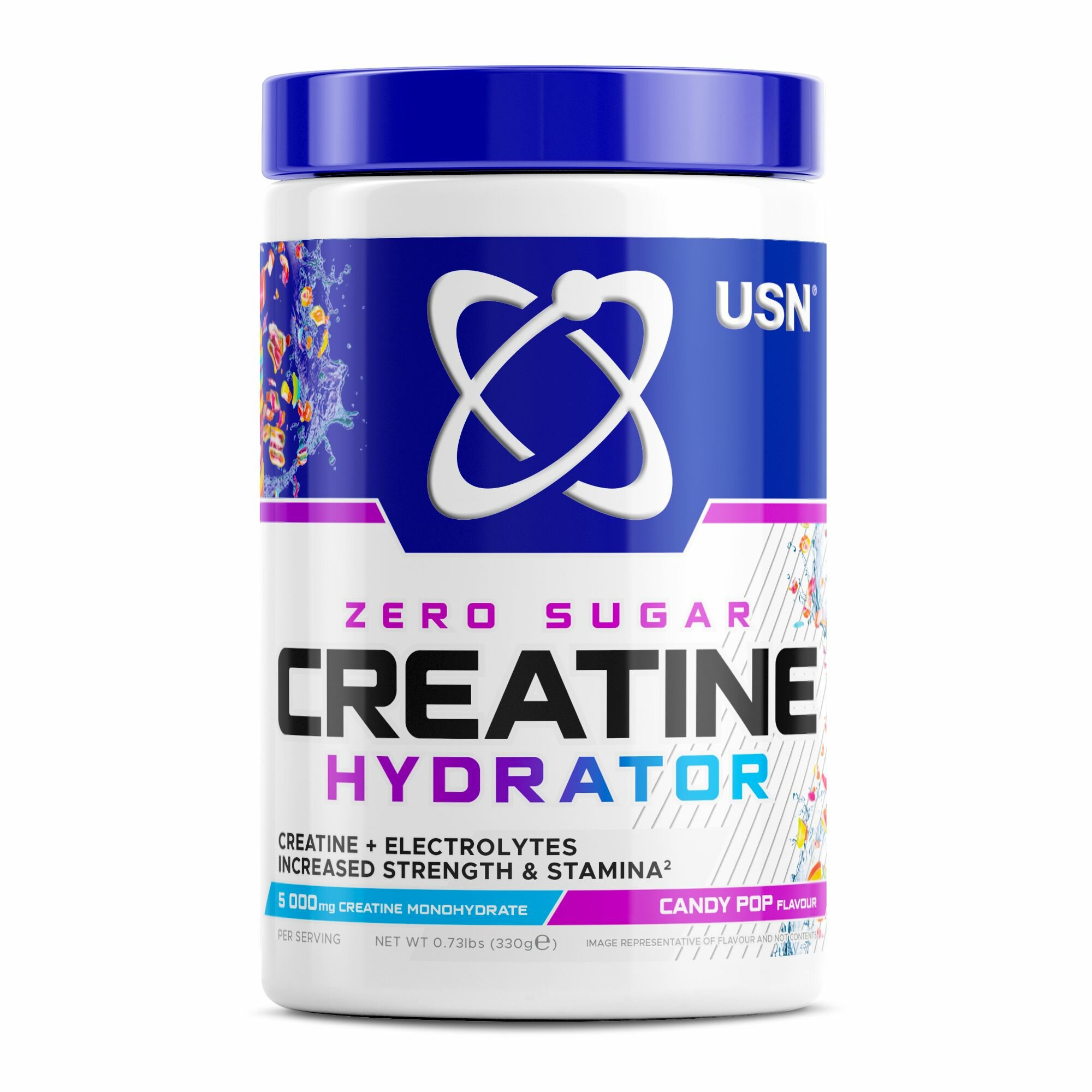 USN Креатин Гидратор Creatine Hydrator 330 гр, Леденец