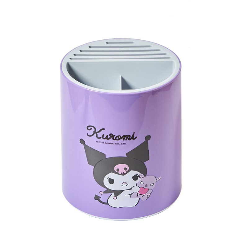 Стойка для ножей Sanrio, стойка для хранения, мультяшный кухонный органайзер, многофункциональная интегрированная стойка для сушки ножей