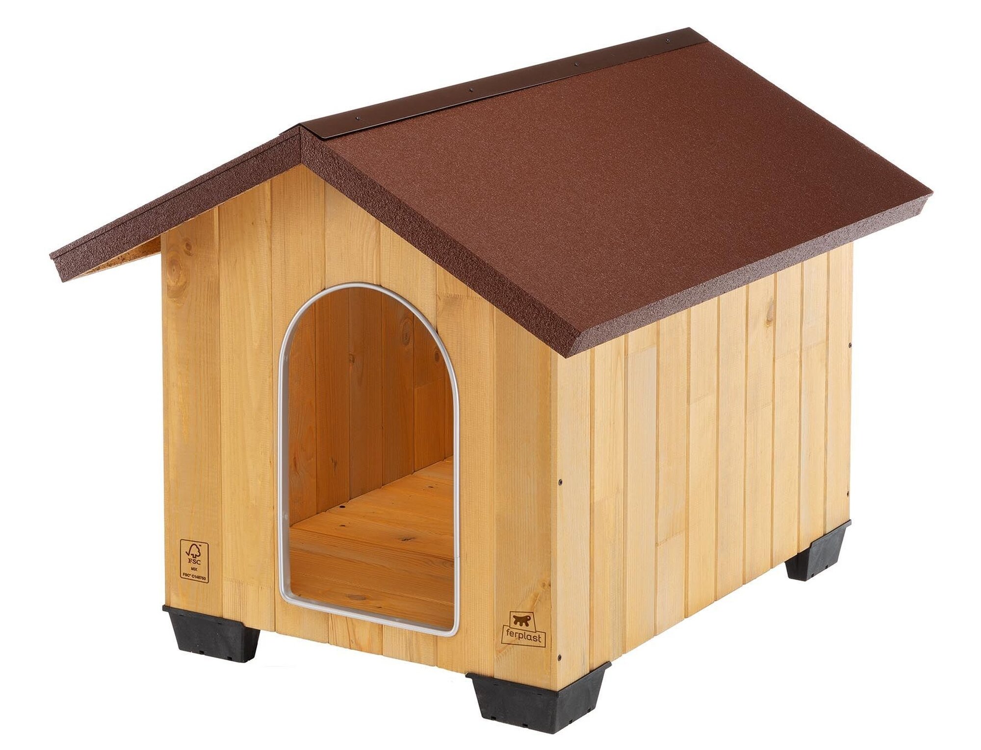 Будка для собак Ferplast DOMUS Large деревянная, 81 x 101 x h 78 см