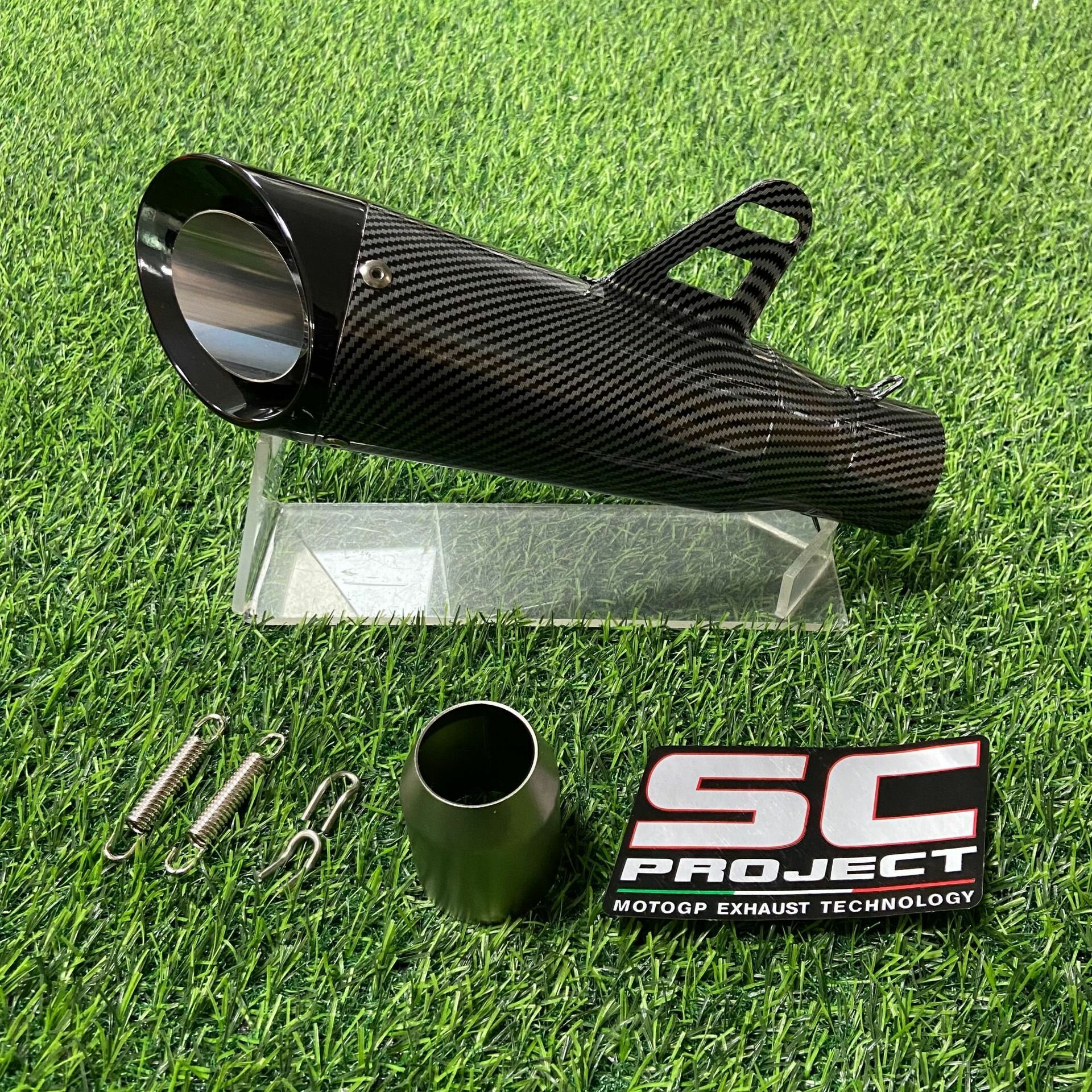 Глушитель для мотоцикла прямоток универсальный на