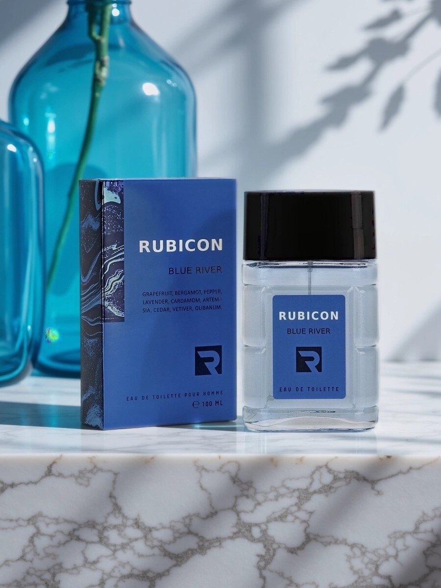 Delta parfum (Red Label). Туалетная вода мужская Rubicon Blue River, 100мл.