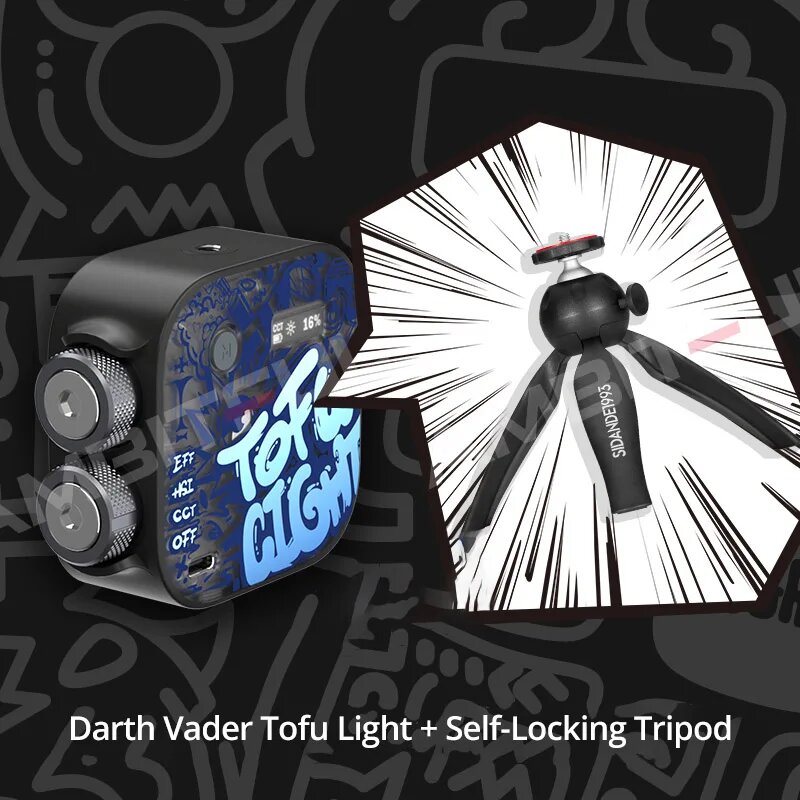 SIDANDE Tofu Light Kit 1, 6 Вт RGB