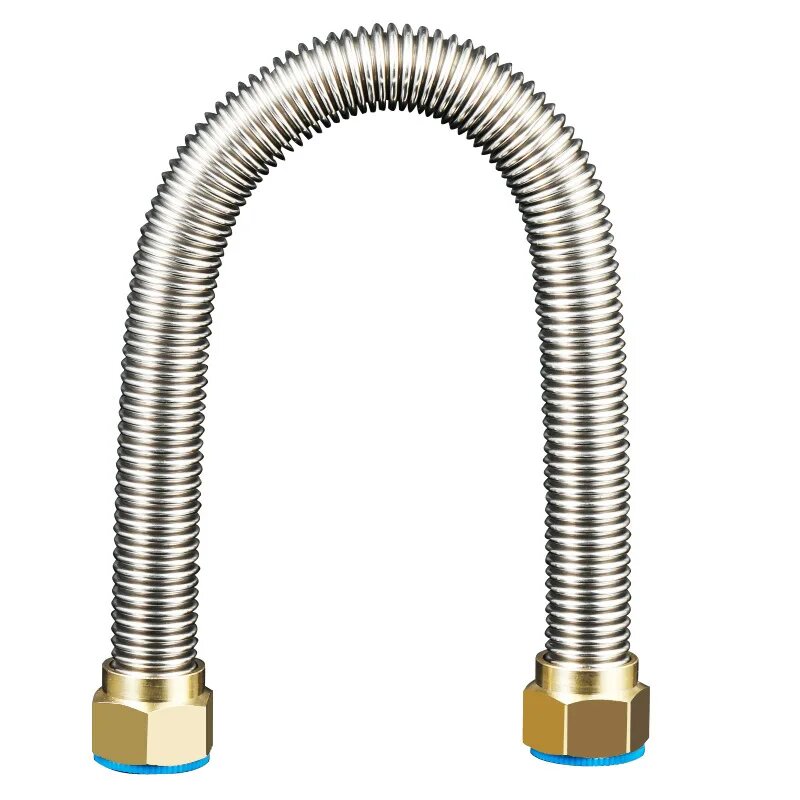 20-200 см G1/2 "304 медные гайки из нержавеющей стали, зашифрованная гофрированная труба, взрывозащищенный водяной сильфонный шланг высокого давления