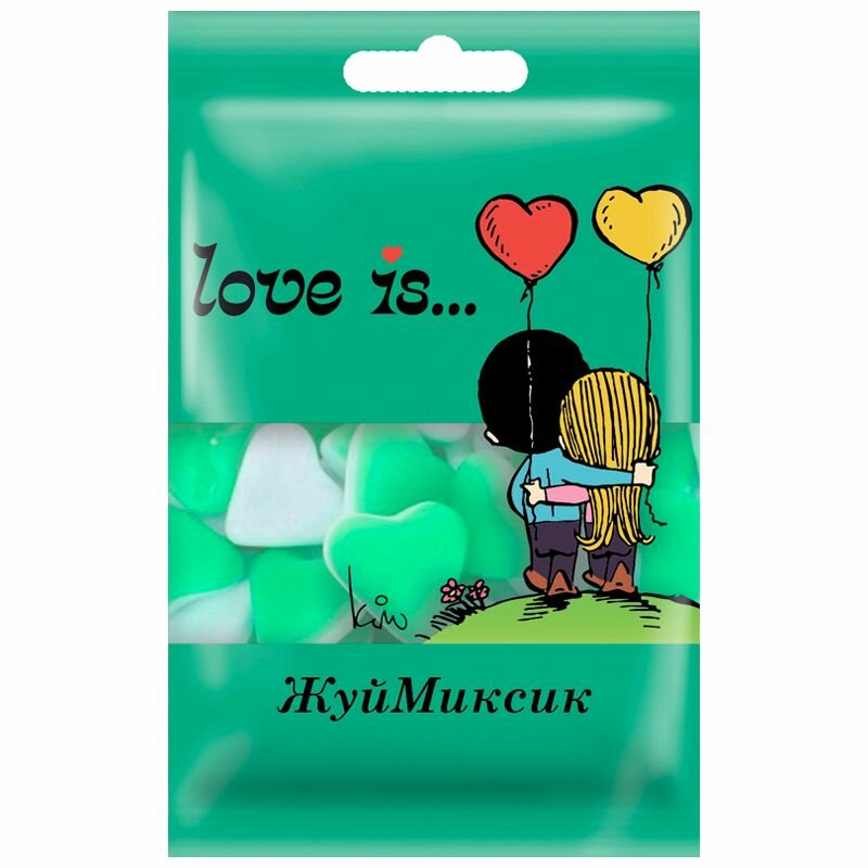 20 шт. Жевательный мармелад Love is , мята-лайм-лимон, 20г