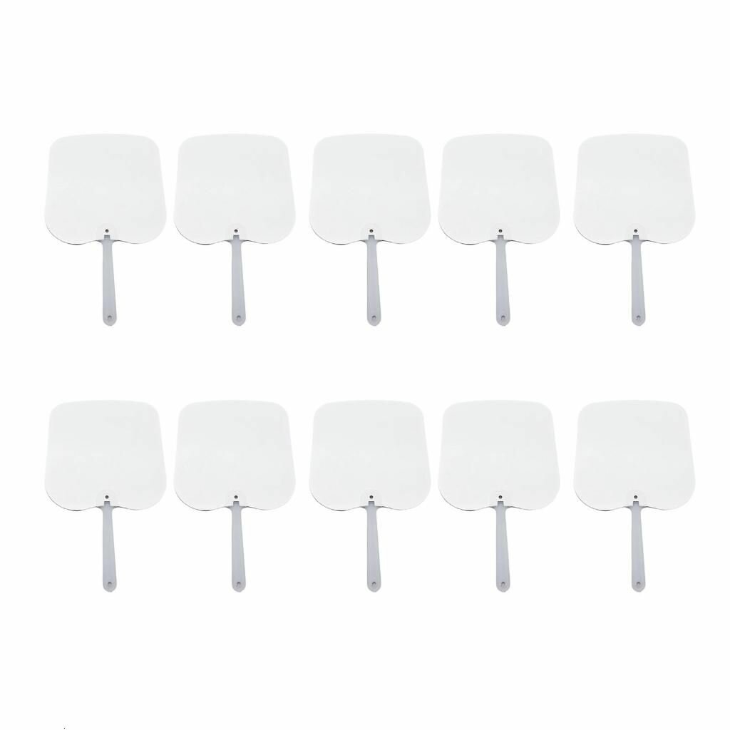 10шт Двусторонние веера для сублимации, - Прямоугольник