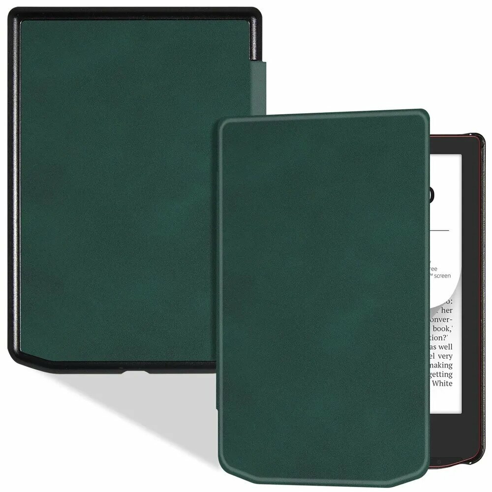 BOZHUORUI Чехол для 6-дюймового Pocketbook Verse Pro/Verse Pro Color e-Reader, тонкий легкий чехол из искусственной кожи с автоматическим сном/пробуждением
