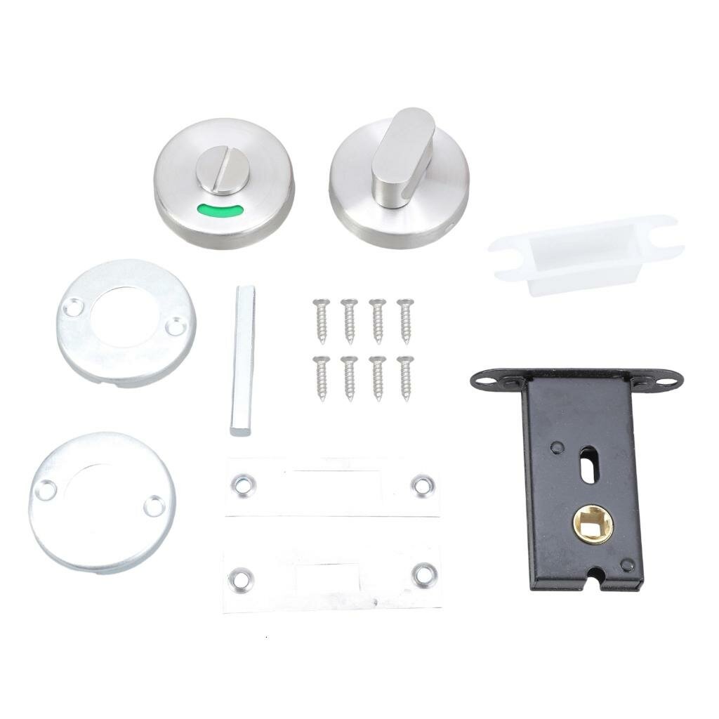 Замок для туалетной кабинки без ключа с индикатором занятости