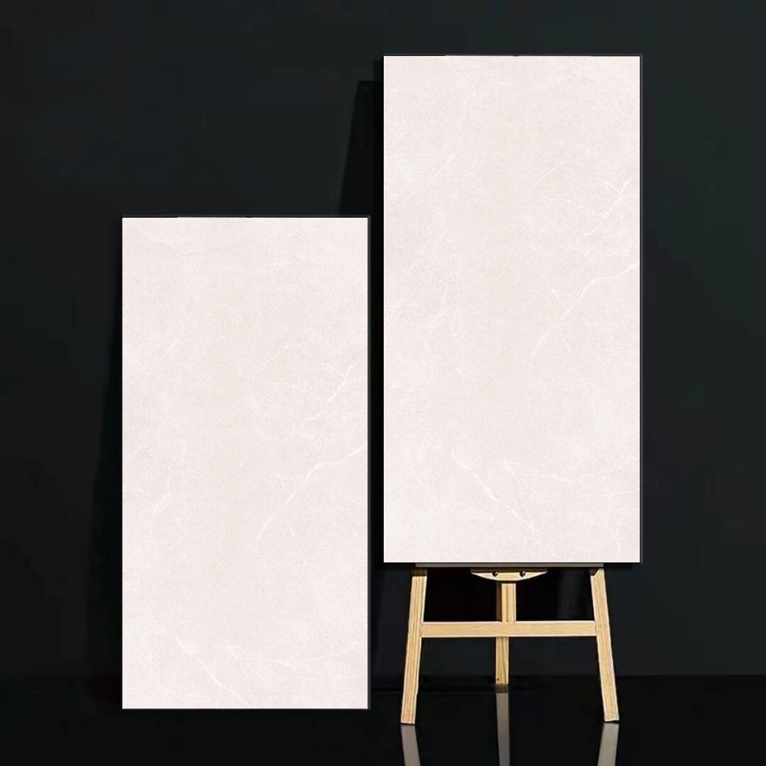 Прямые поставки с завода 750x1500 мягкие светлые микроцементные плитки для пола в гостиной и столовой, керамические плитки для виллы, нескользящие