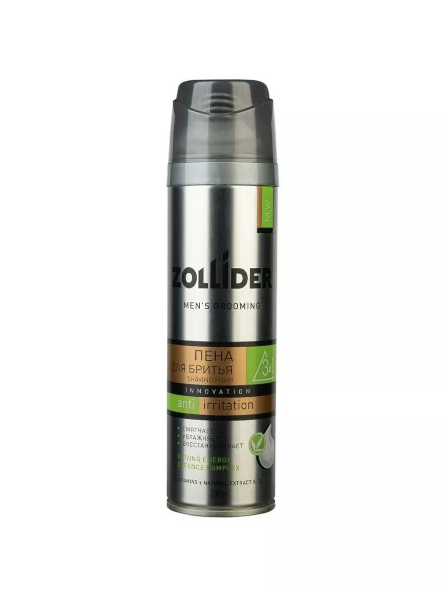 Пена для бритья ZOLLIDER Anti-Irritation против раздражений, 200 мл, 2 упаковки