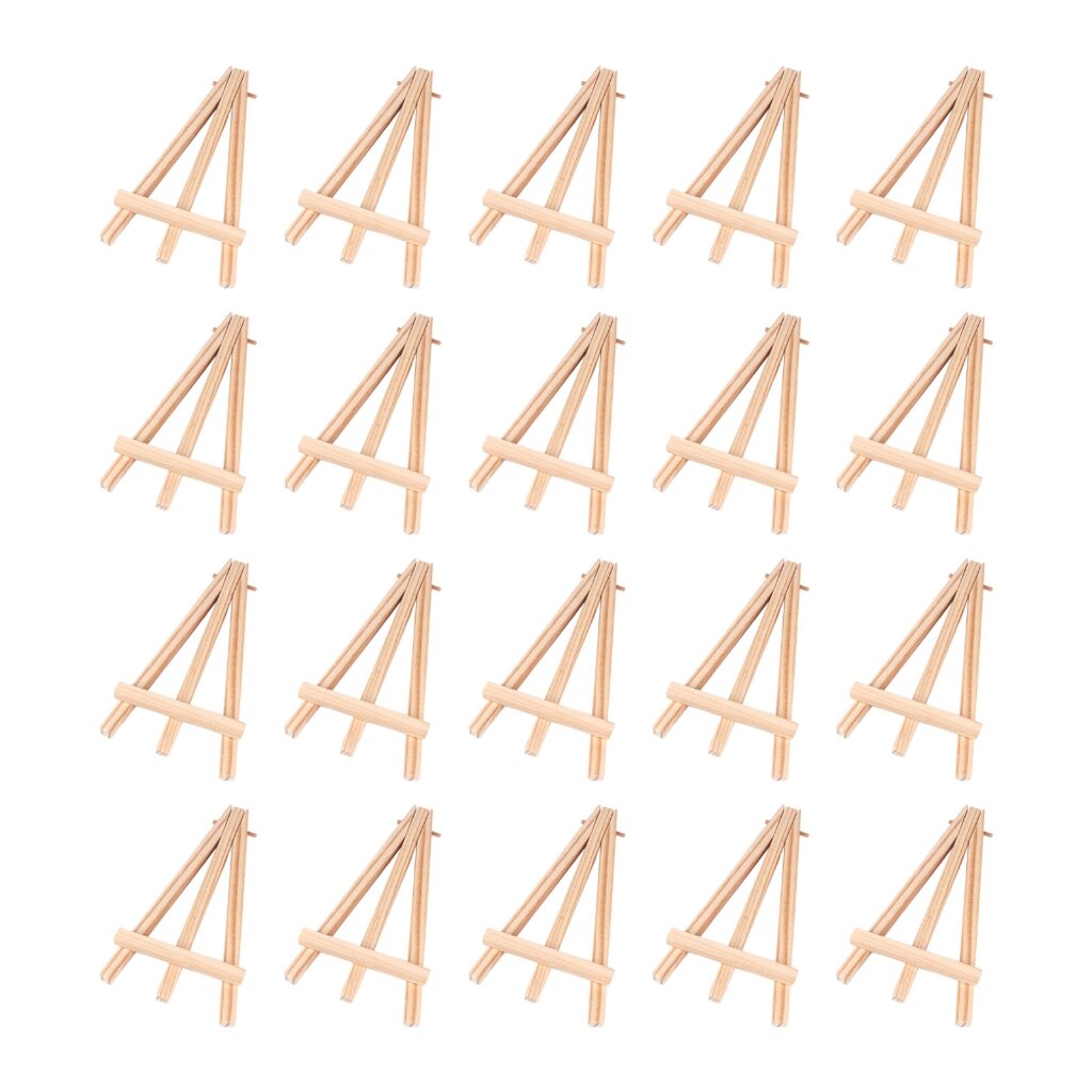 20 Шт Маленькие Мольберты Настольные Мольберты Деревянная Подставка Для Картин Настольная Живопись Дисплей Художественных Работ Мольберты для Свадьбы, Дня Рождения