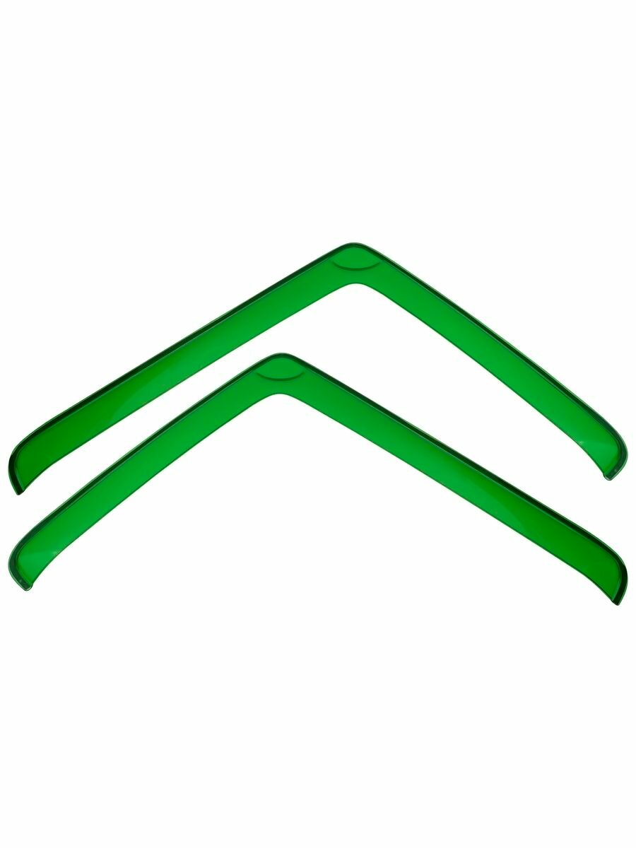 Дефлекторы окон для HOWO T5G 2021-н. в. грузовик REIN 2 шт. (зеленый) / хово Т5Г
