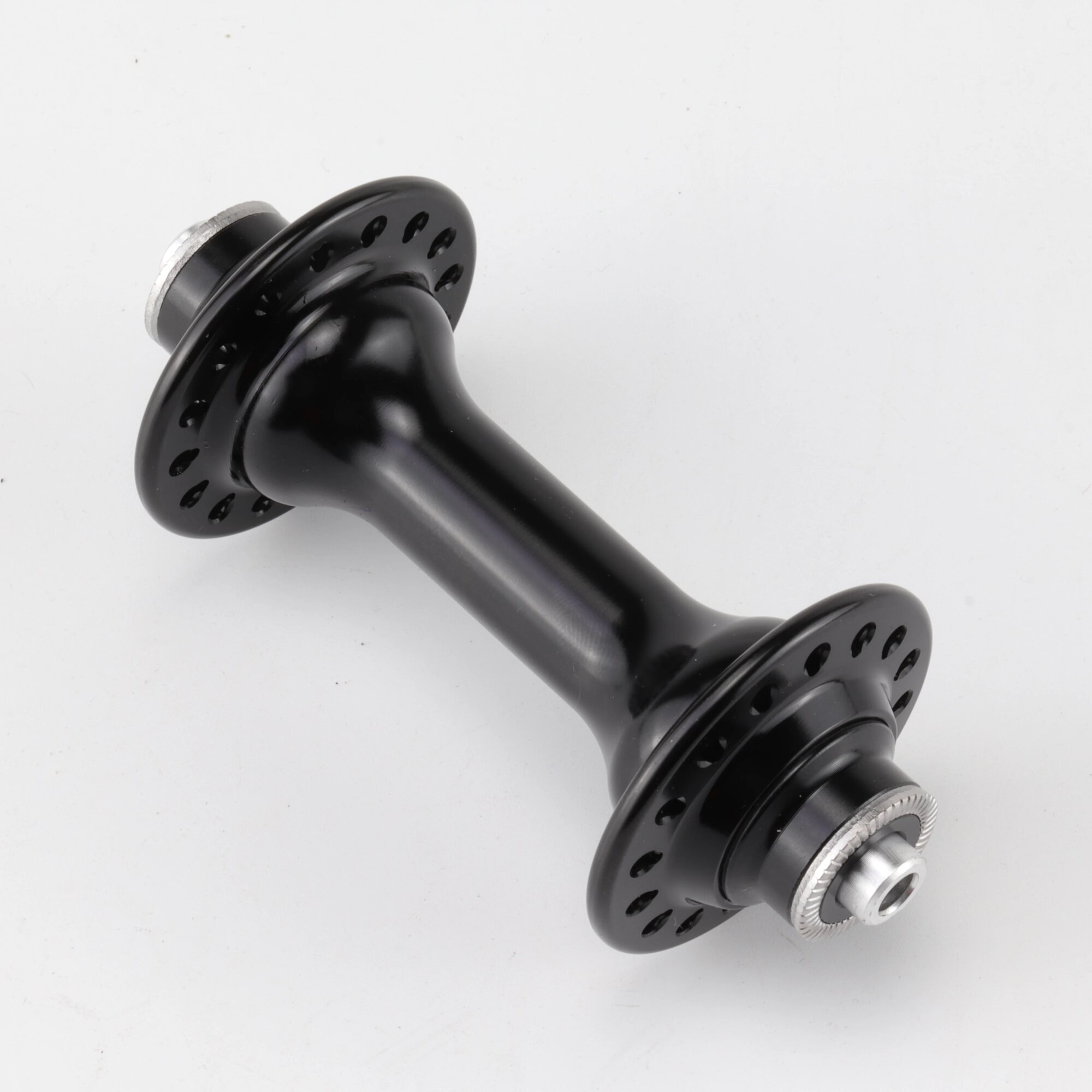 Велосипедная ступица V-тормозная 32 отверстия черная Черный, Black 28H Front