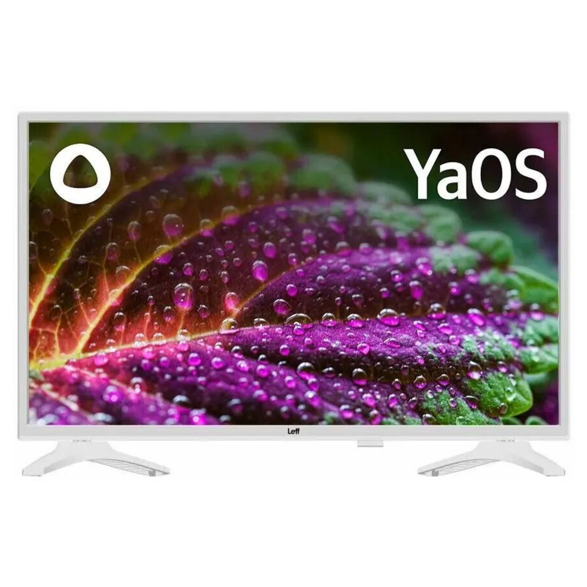 Телевизор Leff 40F541T, белый, 40", FullHD, Wi-Fi, голосовое управление