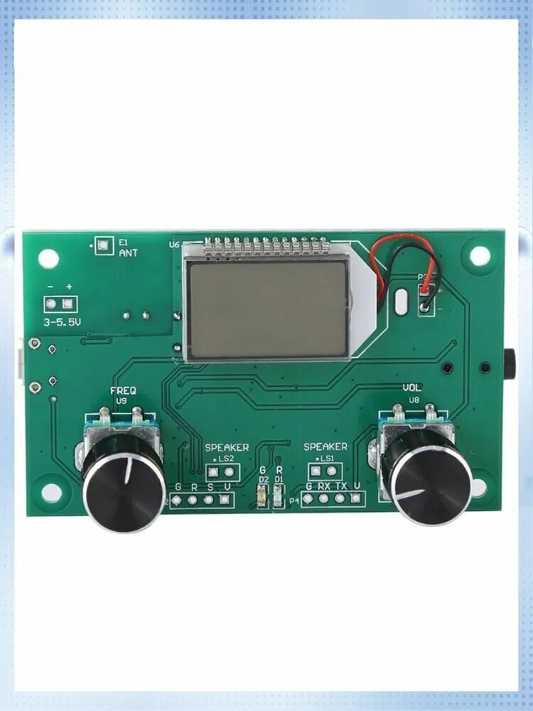 FM-радиоприемник модуль 87-108 МГц частотная модуляция стерео приемная плата с ЖК-цифровым дисплеем 3-5 В PLL