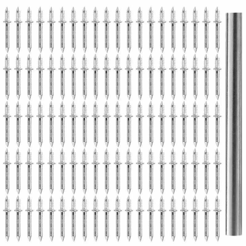 Нержавеющие двусторонние гвозди для плинтуса