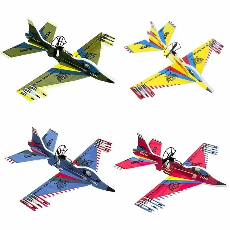 (1) Детский электрический планер для ручного метания на открытом воздухе (случайный цвет) (хранение)