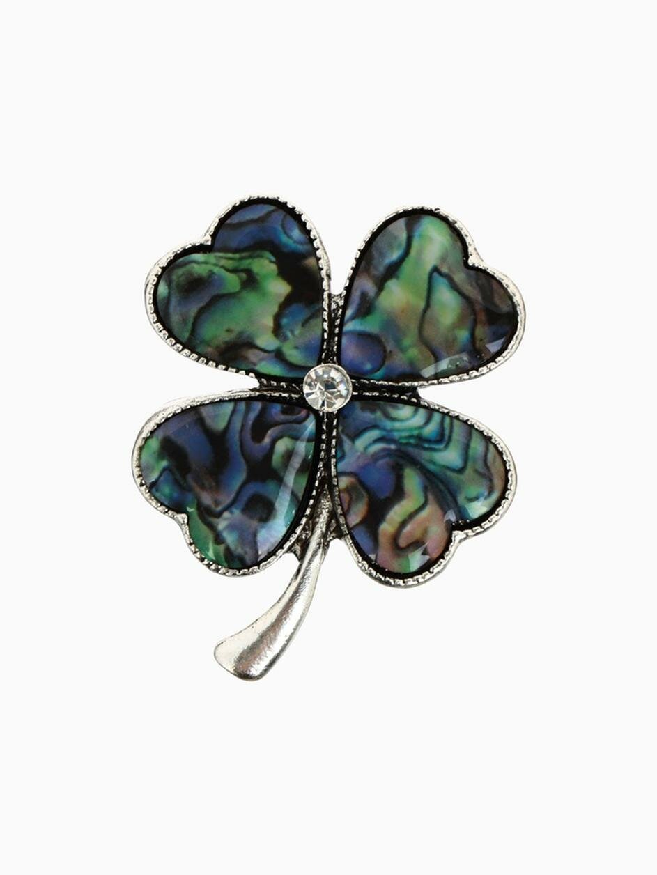 Брошь, эмаль, стразы