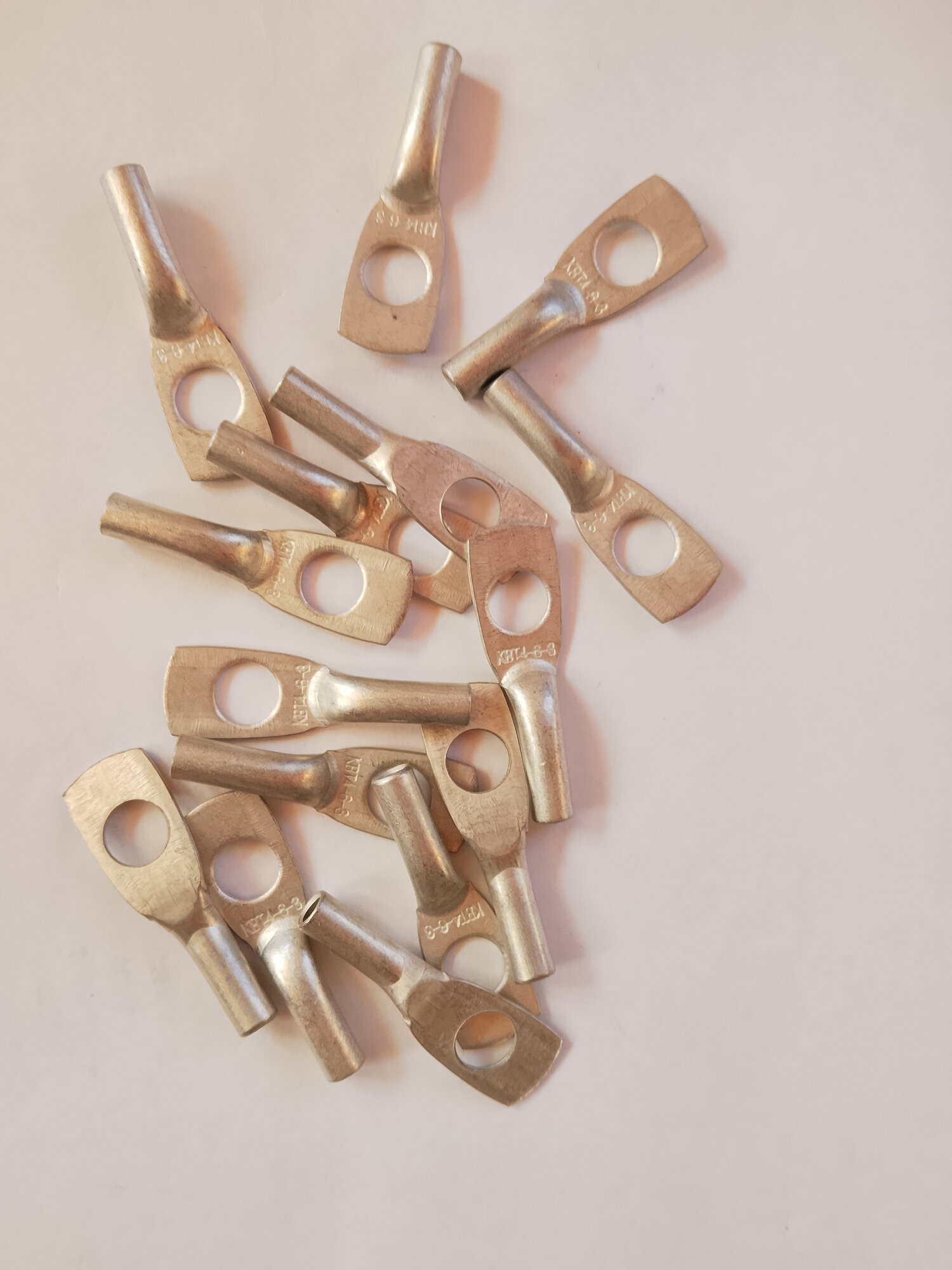 Наконечник кабельный медный лужёный ТМЛ 4-6-3, в комплекте 15 штук.