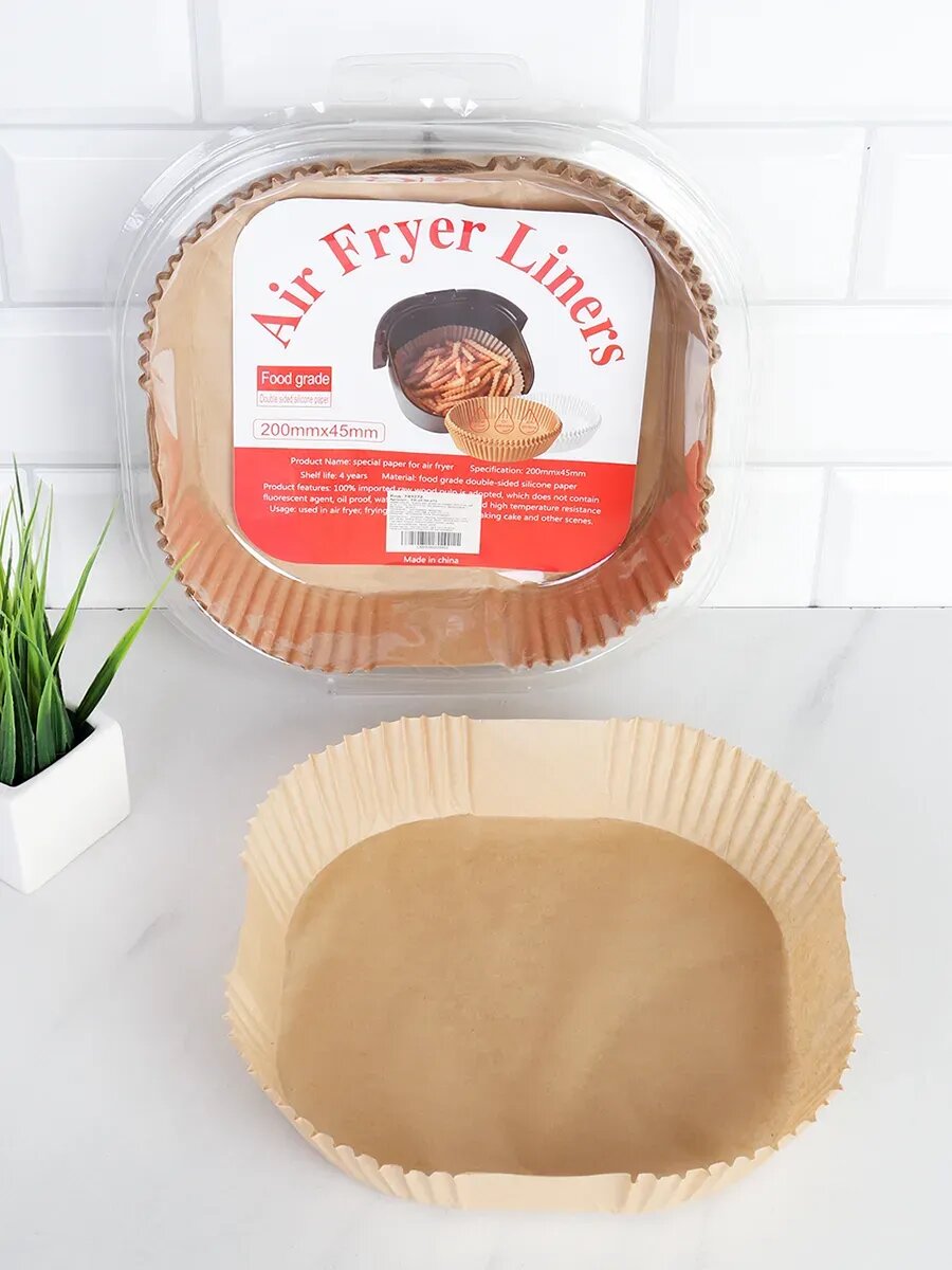 Бумага для аэрогриля квадратная, 200 * 45 мм