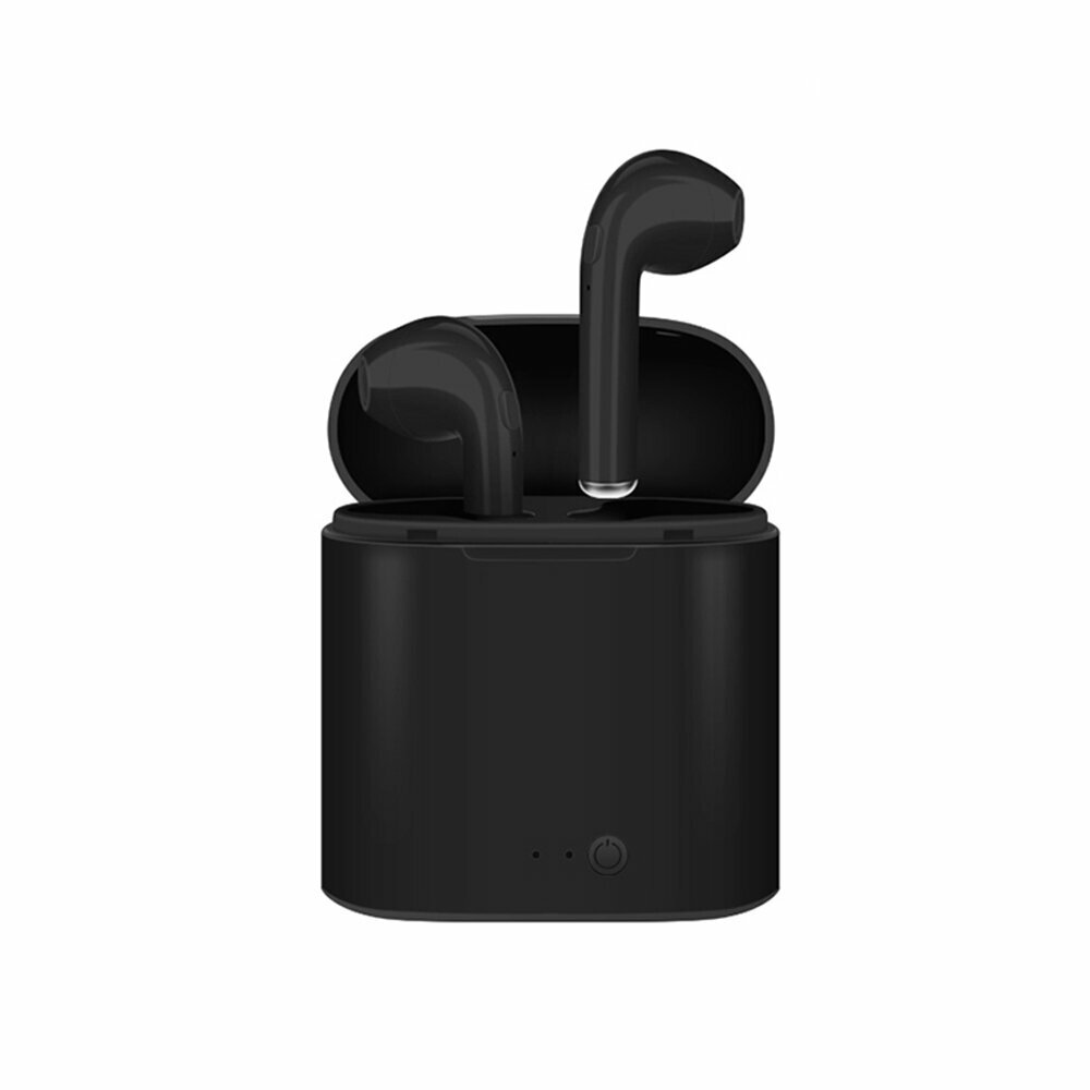 I7s TWS Наушники Беспроводные Bluetooth 5.0 Инвизибл Внутриканальные Стерео Музыкальные Наушники Мультипойнтное Соединение Ручной Свободный с Микрофоном Коробка Для Зарядки Совместимы с iPhone Android Телефонами Черный Белый