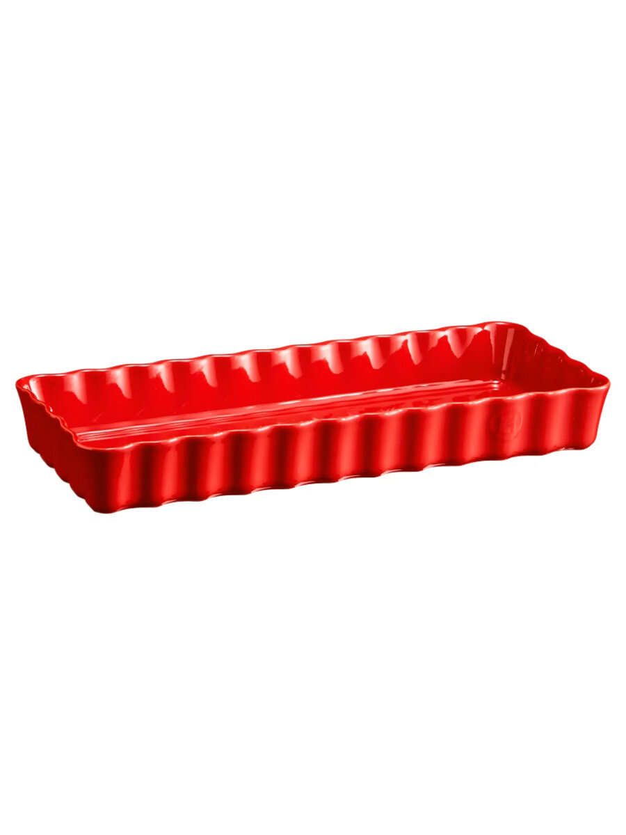 Форма для пирога Emile Henry 15x36 см, цвет гранат, керамическая