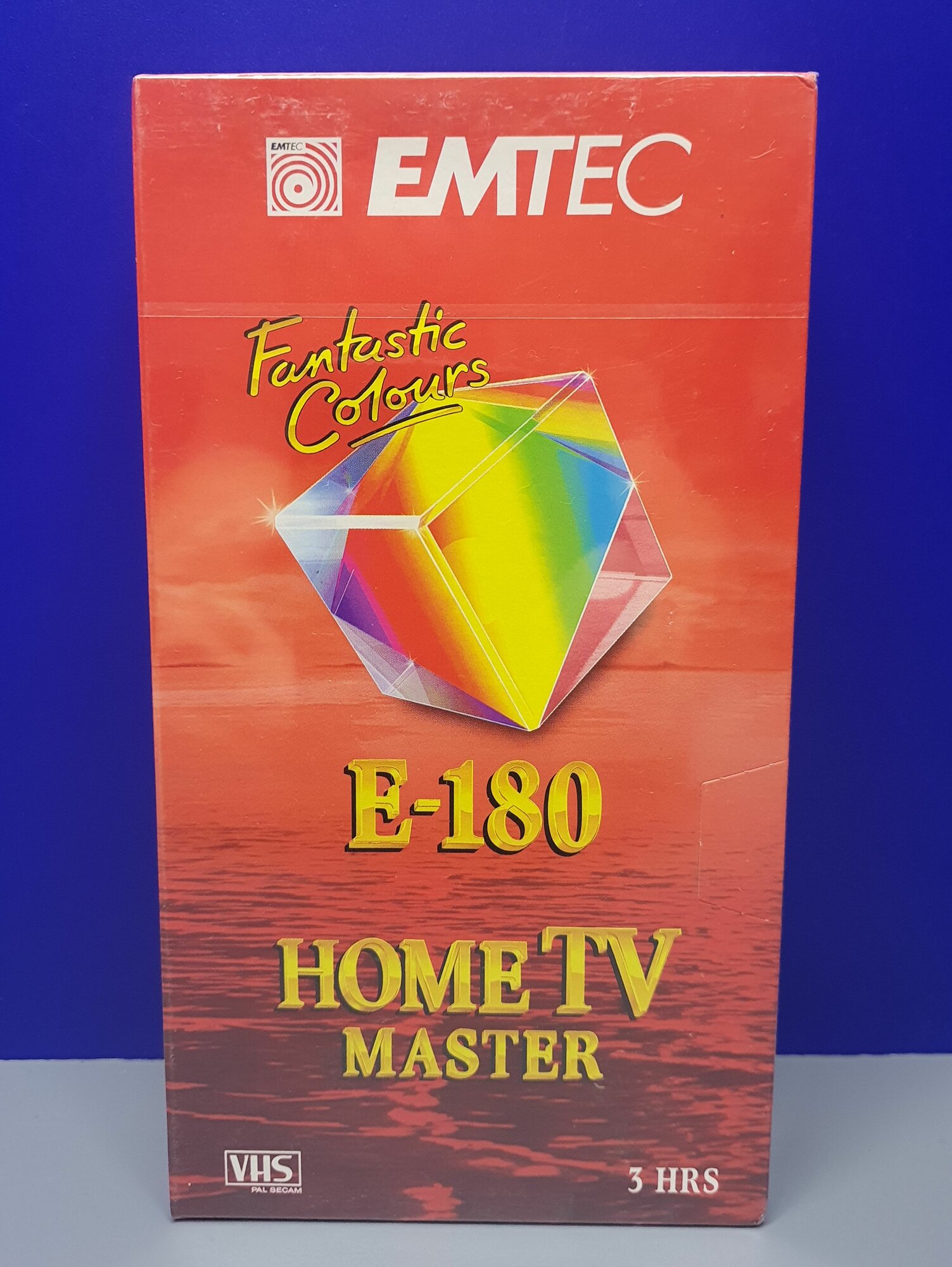 Видеокассета VHS EMTEC (BASF) E-180 Chrome. Home TV Master