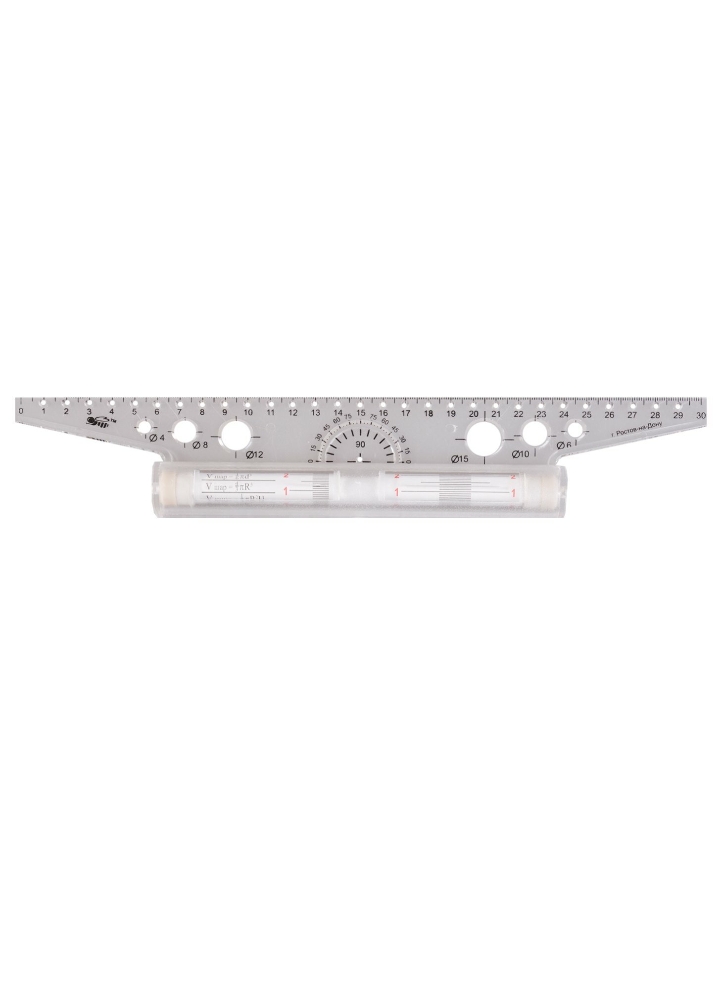 Рейсшина 30 см металический ролик