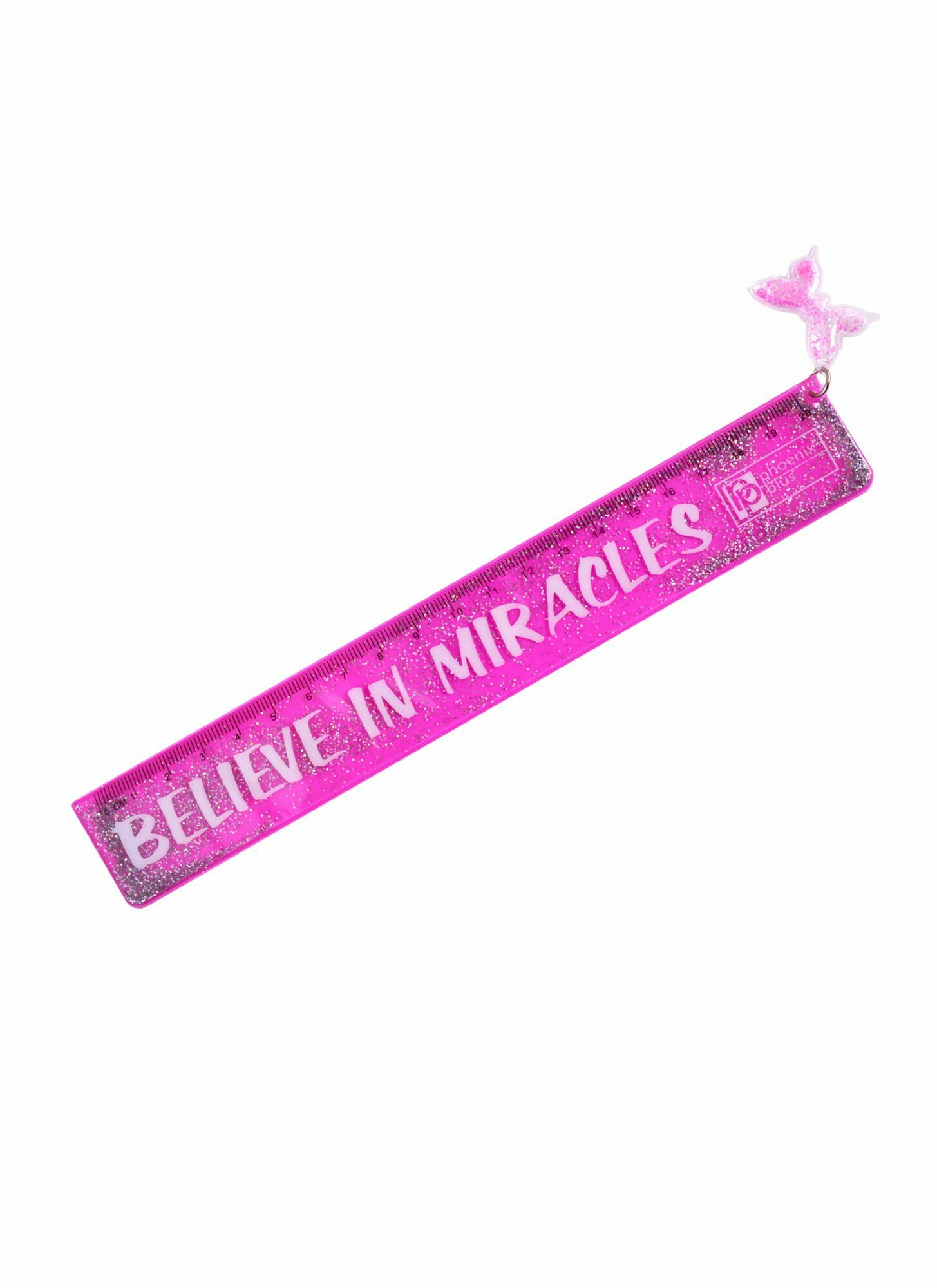 Линейка гибкая "Belive in miracles", 20 см