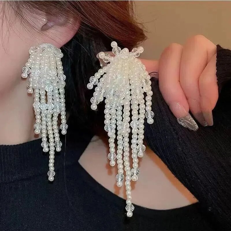 Серьги, бисер