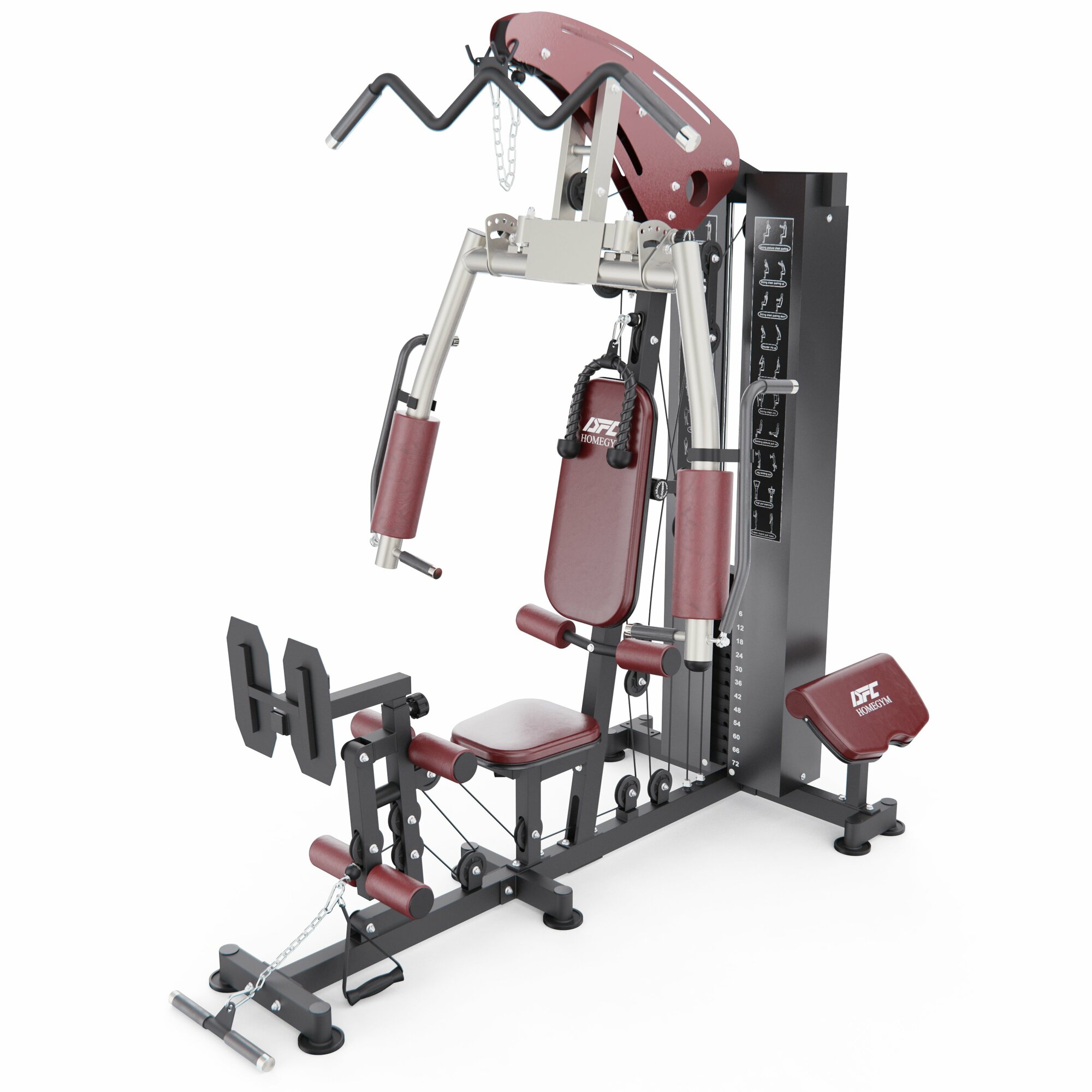 Силовой комплекс DFC D7009 (2 короба + 2 груза)