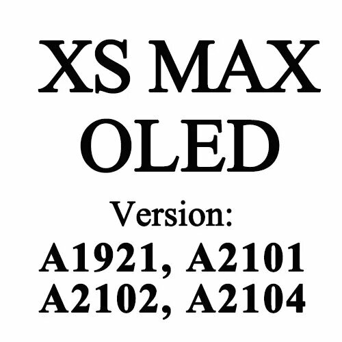 OLED экран для iPhone XS Max (A1921, A2101, A2102, A2104)