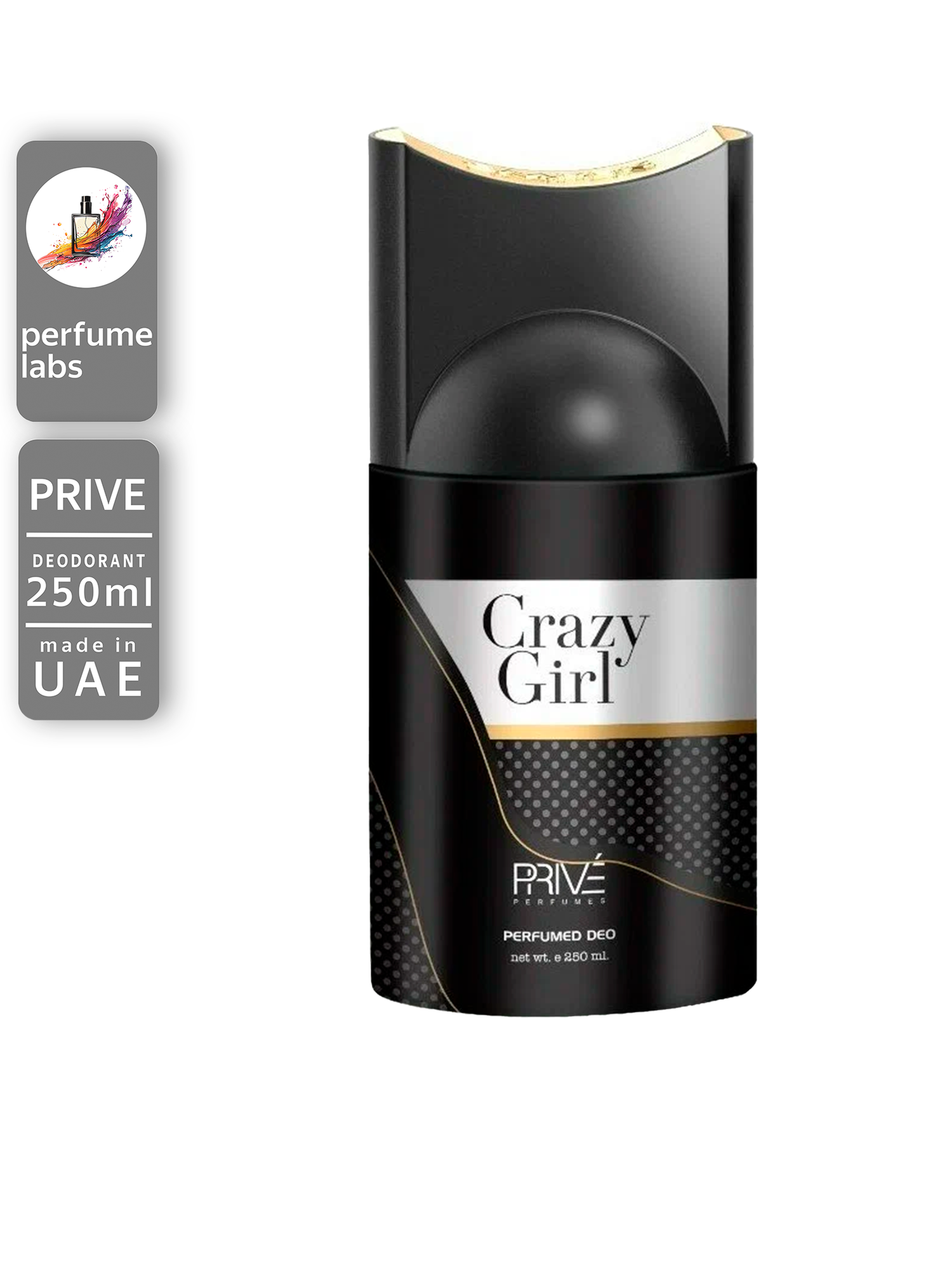 Prive парфюмированный дезодорант - спрей Crazy Girl deo 250ml