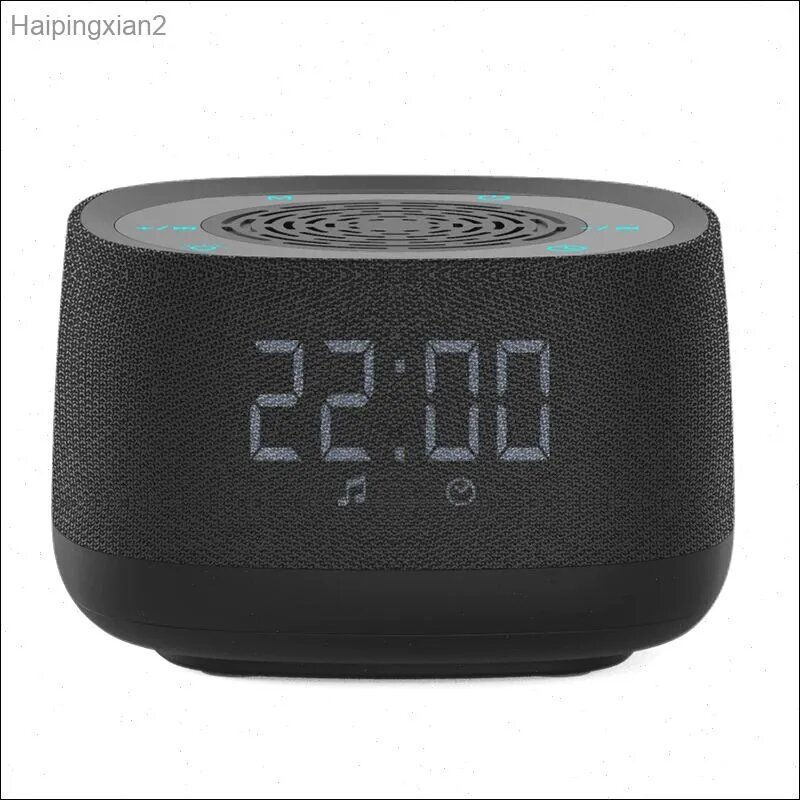Умный динамик, часы, 10 Вт, черный, белый
